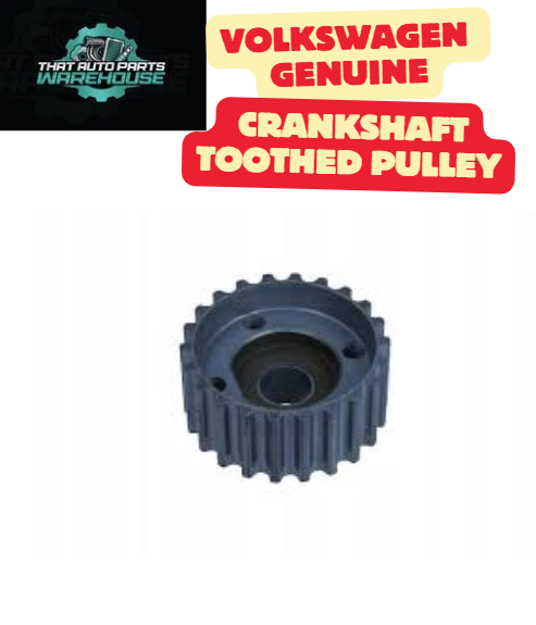 Genuine Volkswagen Crankshaft Toothed Pulley P# 03P105263C – 2.0L TDI ...