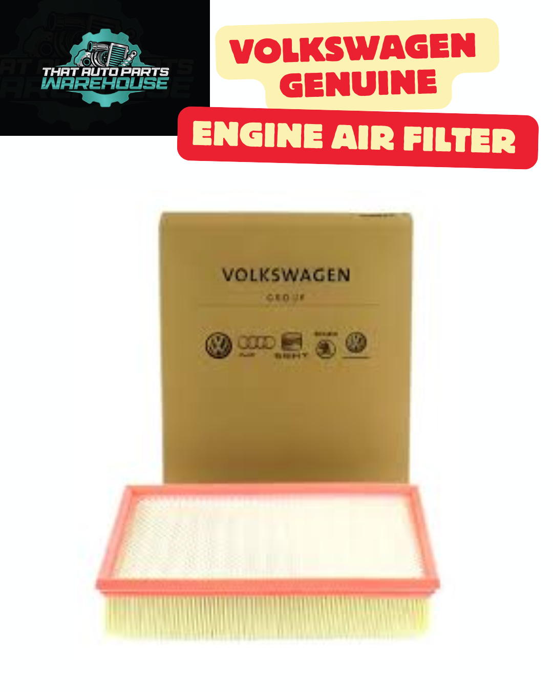 Genuine VW Air Filter 2H6129620A - Amarok 3.0L V6 – That Auto Parts Warehouse